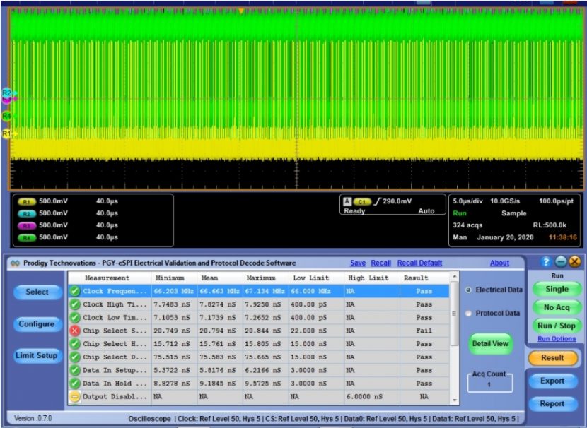 eSPI Electrical Validation and Protocol Decode Software - (주)탐시스텍