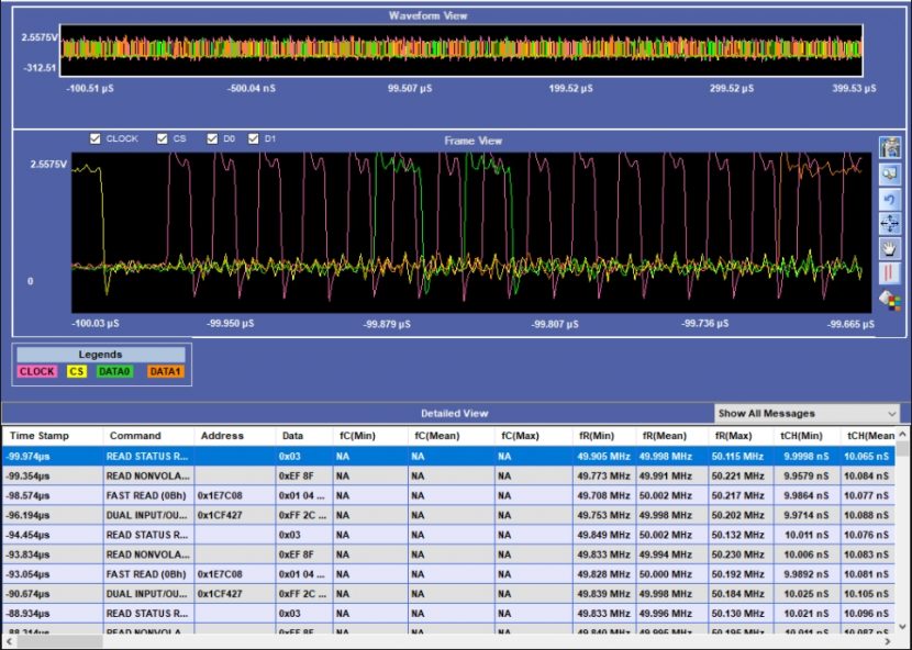 PGY-QSPI – QSPI Electrical Validation and Protocol Decode Software - (주)탐시스텍